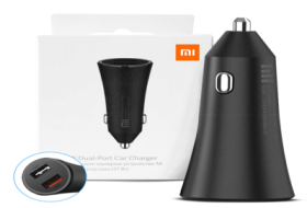 Xiaomi cargador Auto, carga Rapida, de Metal, 37W, doble USB | Zetzun